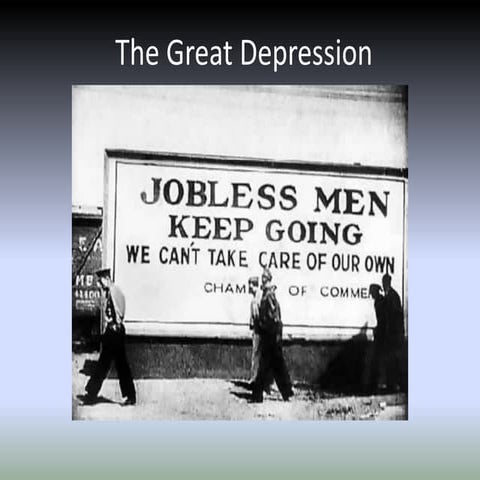 The great depression | PPTX