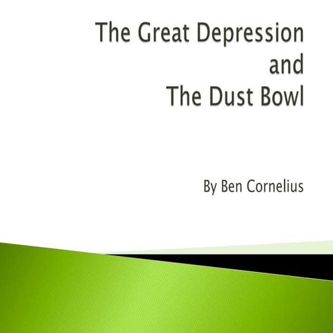 Great depression power point revised | PPT