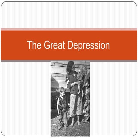 The great depression | PPT