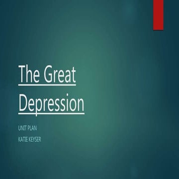 The Great Depression | PPTX