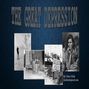 The Great Depression | PPTX