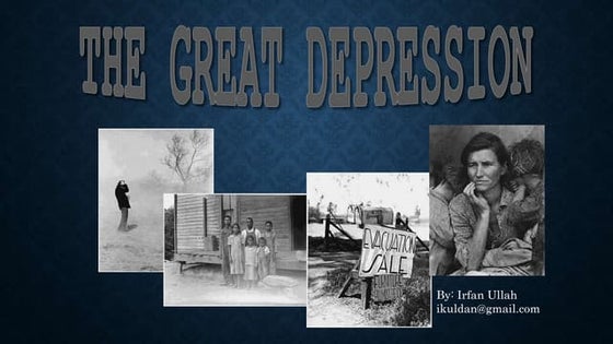 The Great Depression | PPTX | Economy | Business and Finance