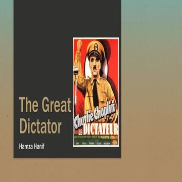 The great dictator | PPTX