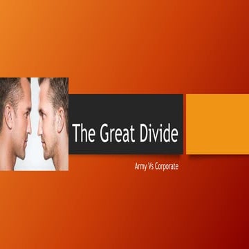 The Great Divide | PPT