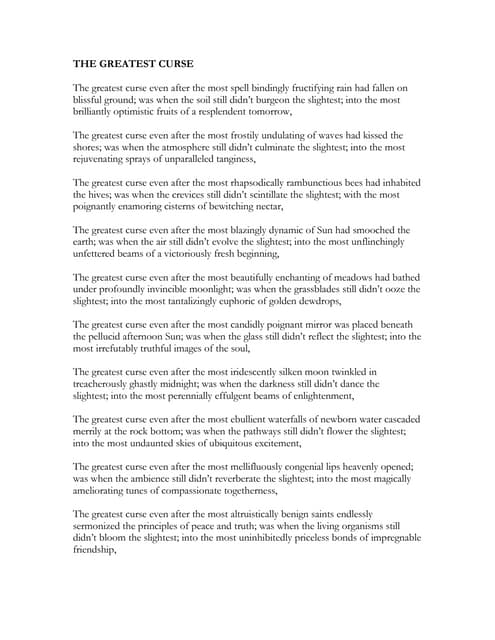 God Made Me - Poem 2 | DOC | Religion & Spirituality