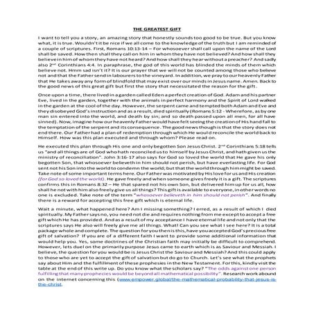 The greatest gift | PDF