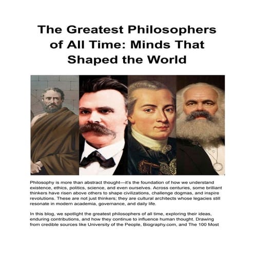 The Greatest Philosophers of All Time_ Minds That Shaped the World.pdf