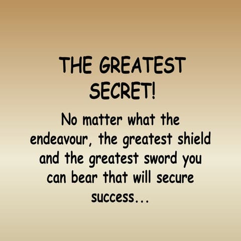 The greatest secret! | PPTX