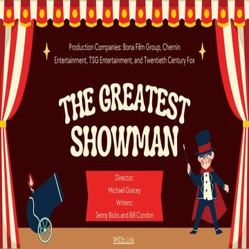 The Greatest Showman - Project Summary Slideshow | PDF