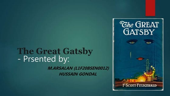 The great gatsby | PPTX