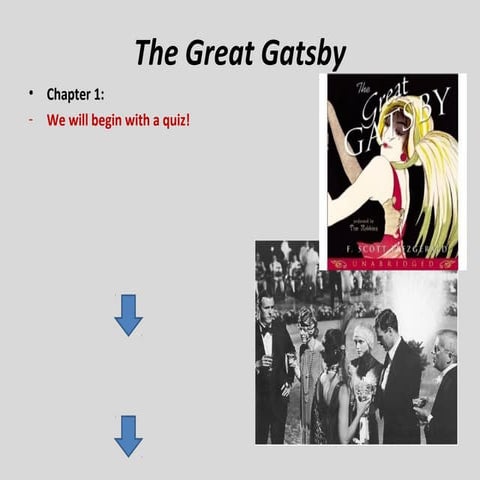 The great gatsby chapter 1 | PPT