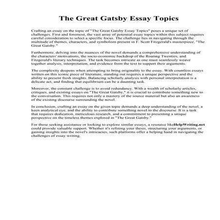 The Great Gatsby Essay Topics.pdf