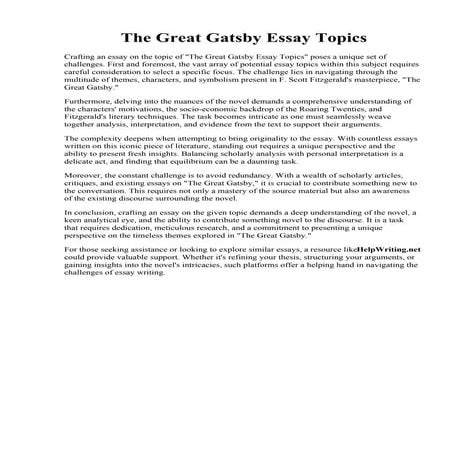 The Great Gatsby Essay Topics.pdf