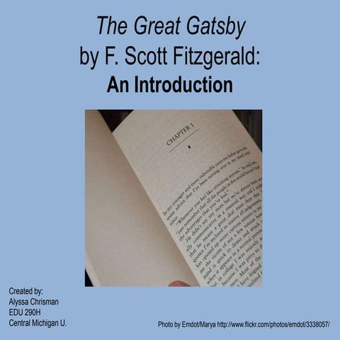 The Great Gatsby Powerpoint | PPTX