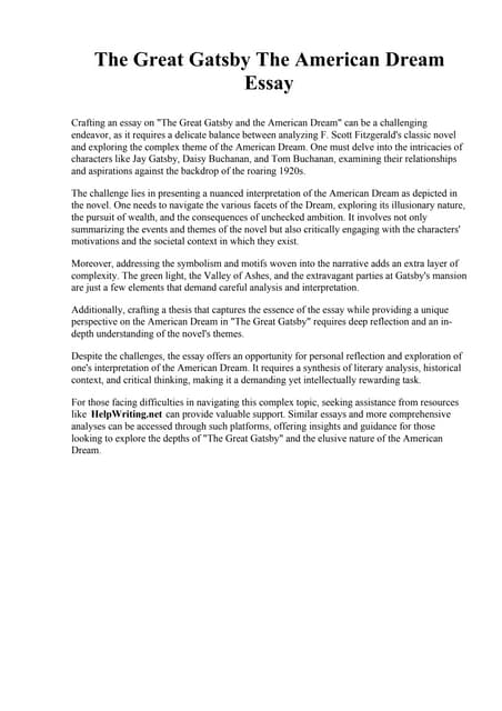 Gatsby American Dream Essay.pdf