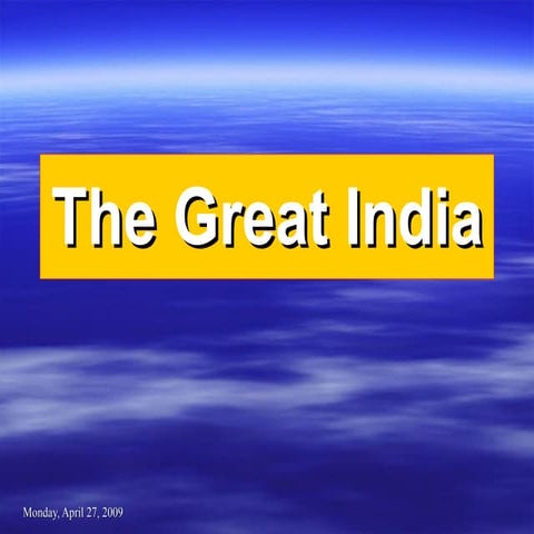 India as a destination | PPT
