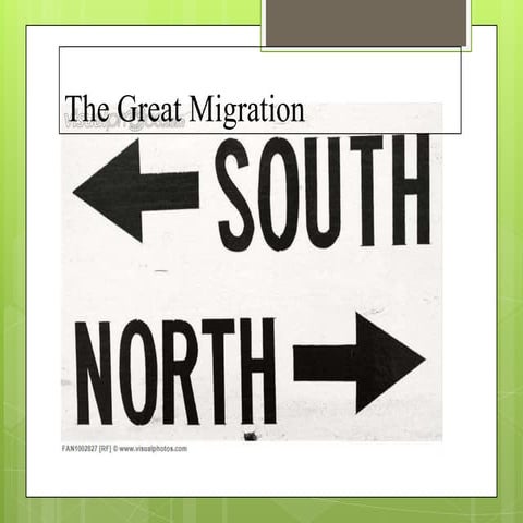 The great migration | PPTX