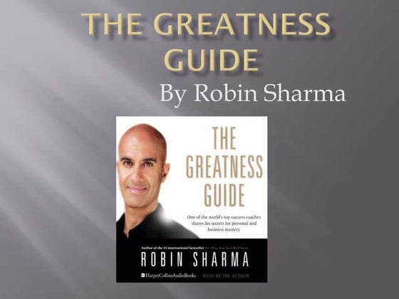 Greatness guide-2 Robin Sharma | PDF