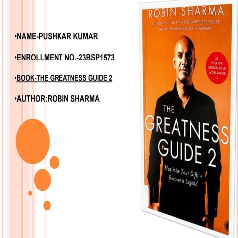 the greatness guide (author robin sharma)ppt.pptx