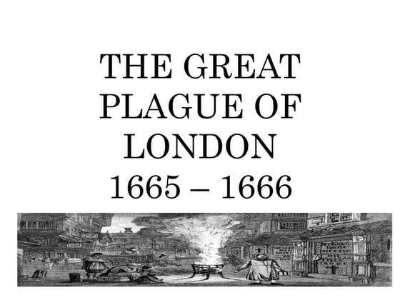The Plague Of 1665 | PPT