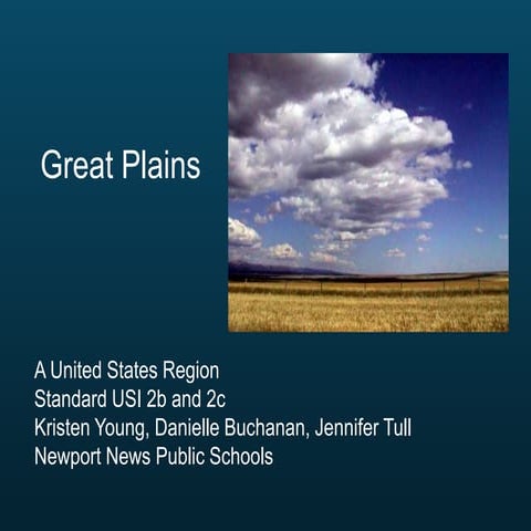 The Great Plains Region | PPT