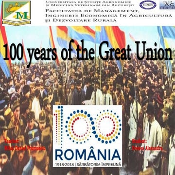 The great union 1918 | PPT