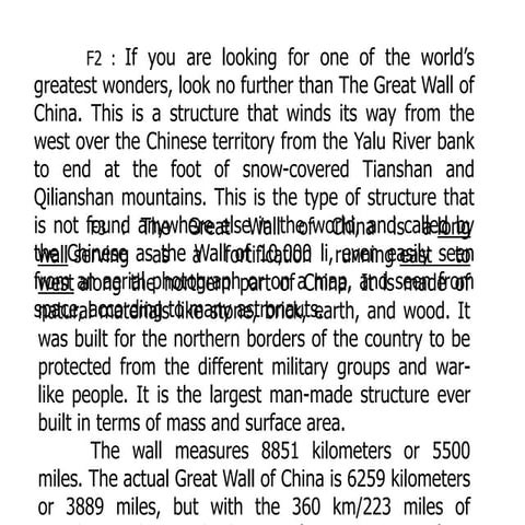 The Great Wall of China | PPTX