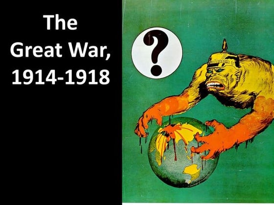 How were civilians affected by the First World War? | PPTX | Death ...