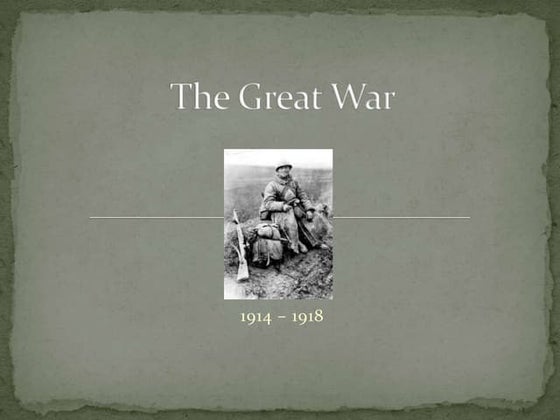 Causes of ww1 | PPTX
