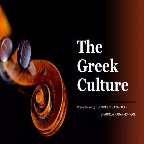 The greek culture 1, greek, culture, philosophy, religion | PPT