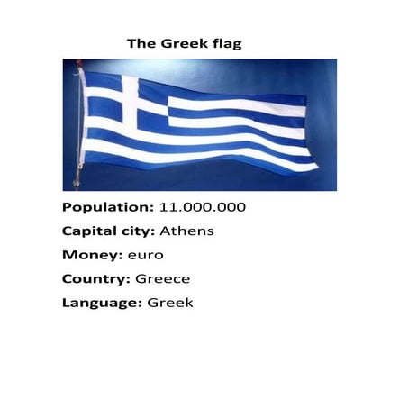 The greek flag | DOCX