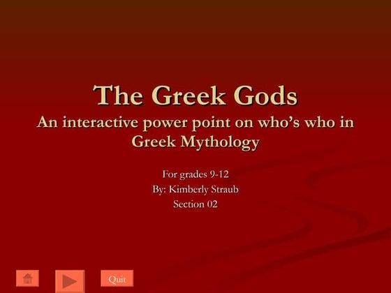 Greek Mythology | PPT