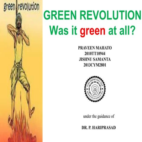 Thegreenrevolution | PPTX