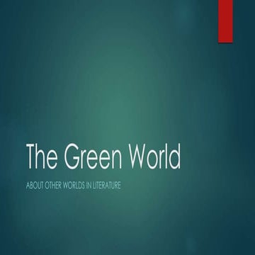 The Green World | PPTX