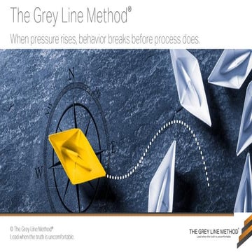 The Grey Line Method® — A Behavioural Performance System for Leadership ...