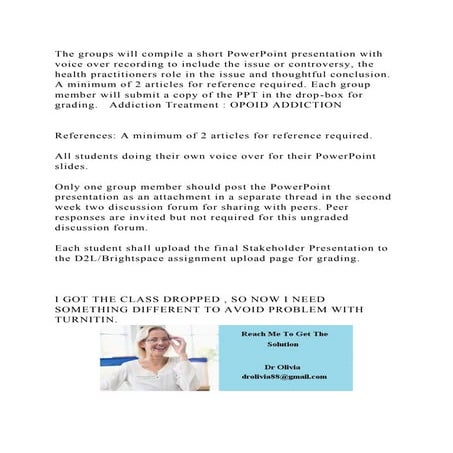 The groups will compile a short PowerPoint presentation with voice o.docx