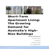 The growing demand for australia’s high rise buildings