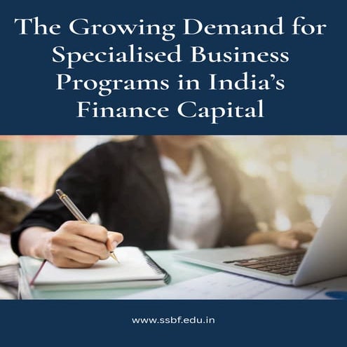 The Growing Demand for Specialised Business Programs in India’s Finance ...
