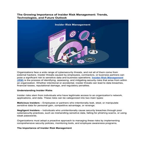 The Growing Importance of Insider Risk Management_ Trends, Technologies ...