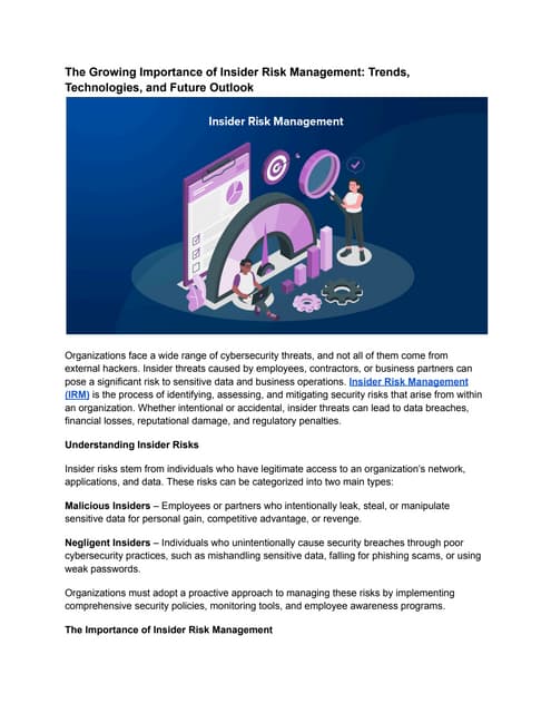SPARK Matrix™_ Insider Risk Management Market Outlook and Strategic ...
