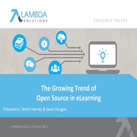 The Growing Trend of Open Source in eLearning | PPT