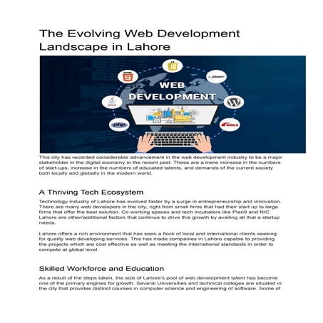 The Growing Web Development Scene in Lahore.pdf