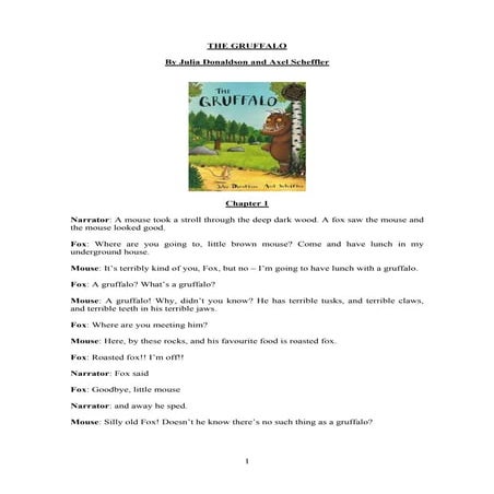 THE GRUFFALO-WORKSHEETS | PDF