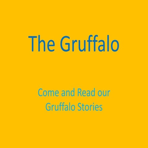 The gruffalo | PPTX