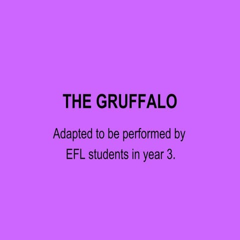 The gruffalo | PPT