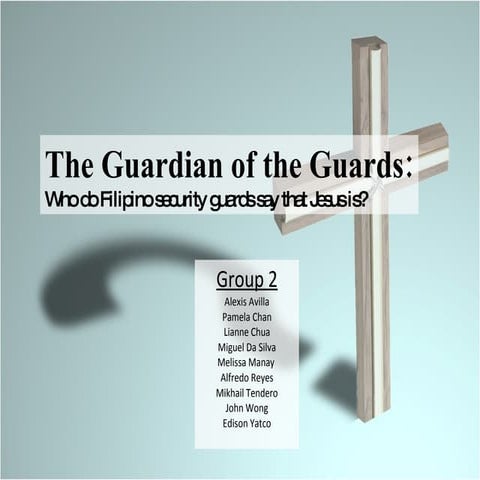 The Guardian Of The Guards Powerpoint | PPT