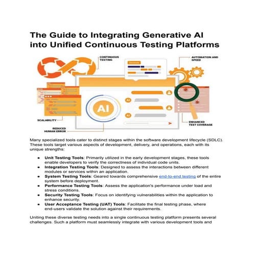 The Guide To Integrating Generative Ai Into Unified Continuous Testing 3675