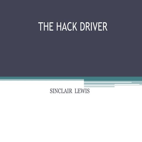 The hack driver | PPTX