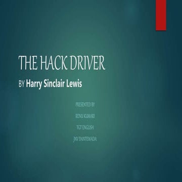 The Hack Driver | PPTX