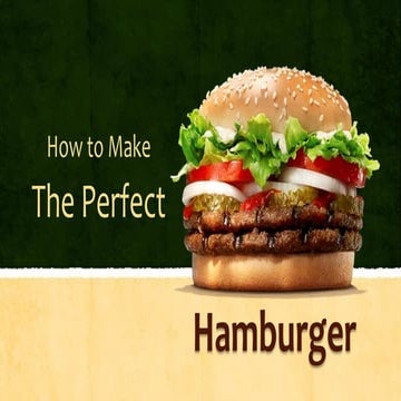 The Hamburger Paragraph | PPTX